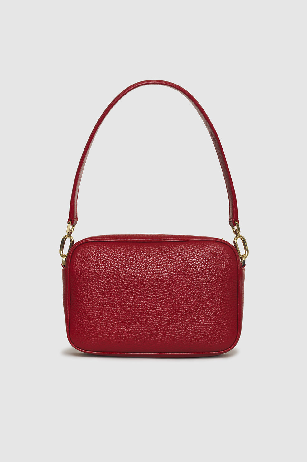 ANINE BING Lili Bag - Red Pebbled – ANINE BING EU