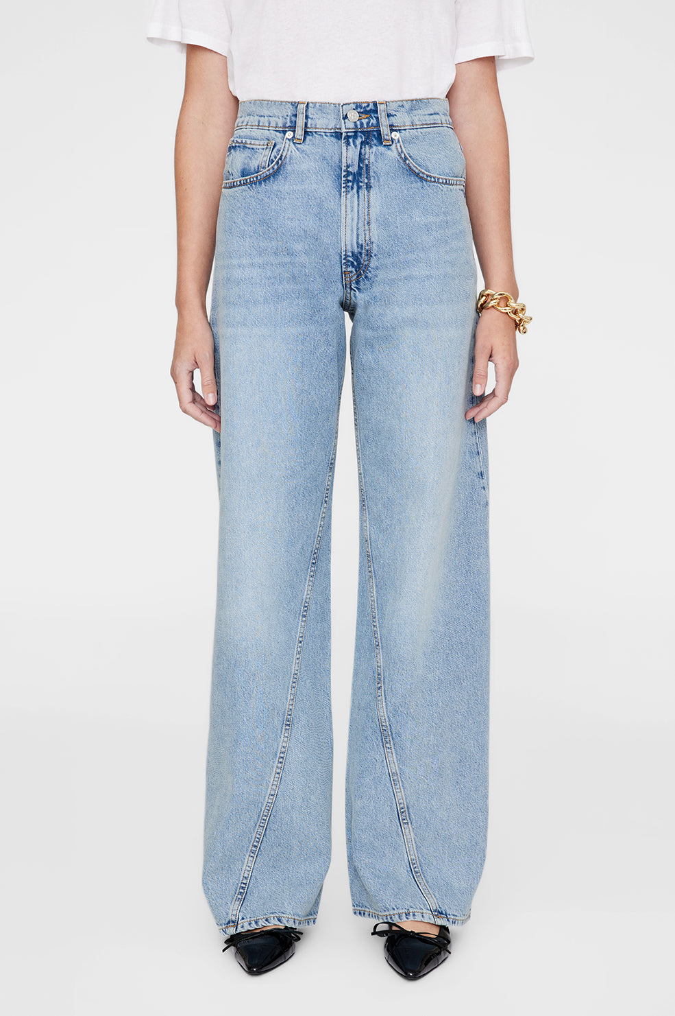 ANINE BING Brie Jean - Pale Azure – ANINE BING EU