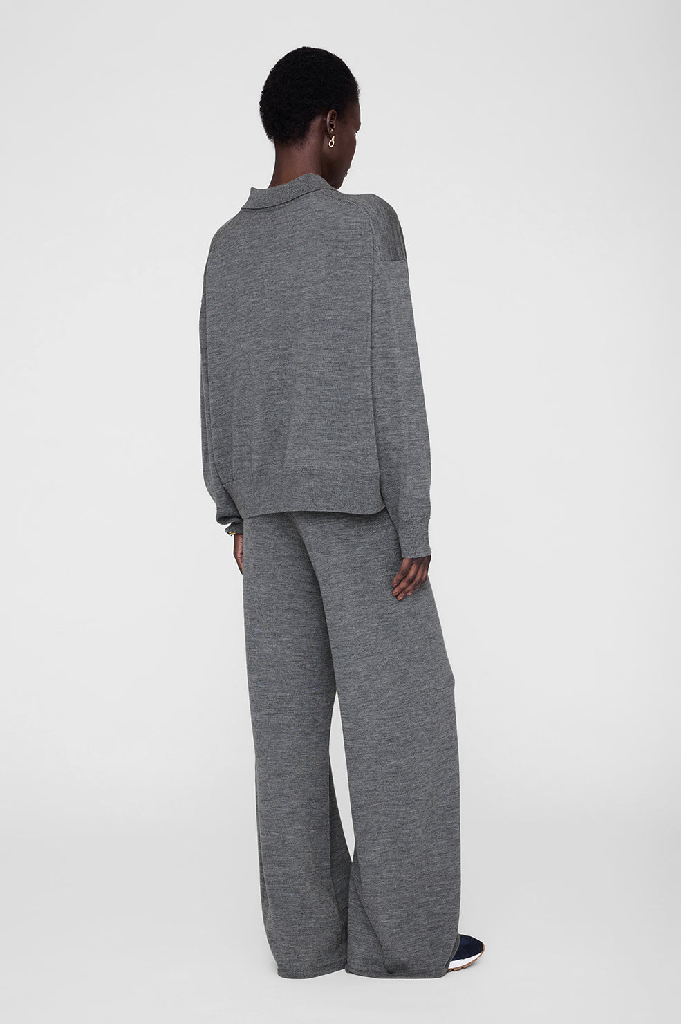 ANINE BING Adley Pant - Medium Heather Grey – ANINE BING EU