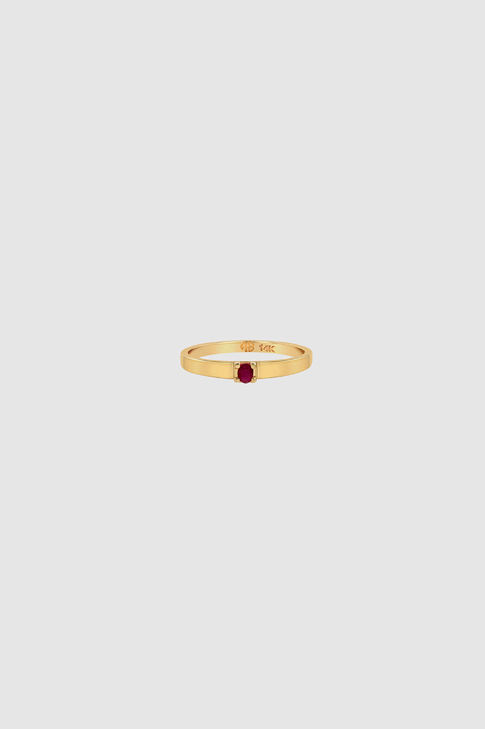ANINE BING Delicate Ruby Pinky Ring - 14k Gold – ANINE BING EU